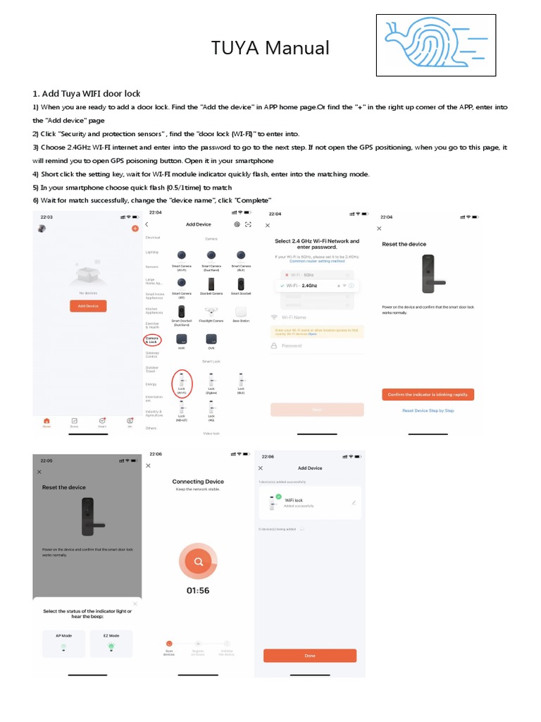 TUYA Manual | PDF | Wi Fi | Password