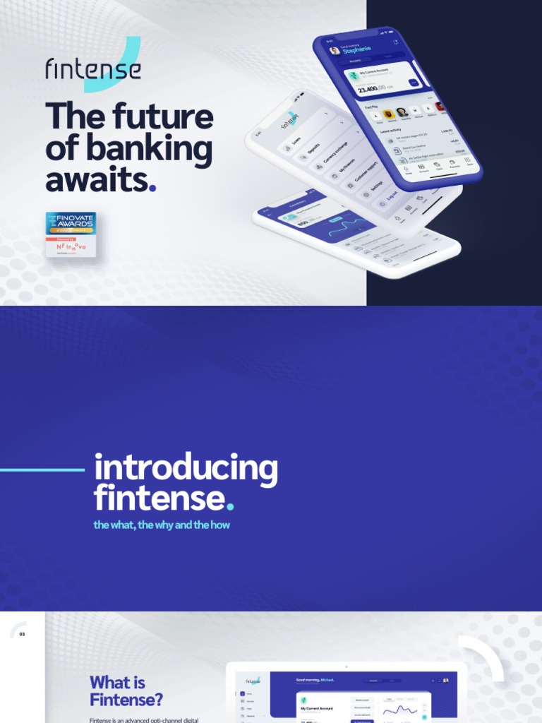 Fintense Digital Banking | PDF | Banks | Automated Teller Machine