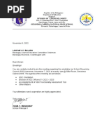 Bfar - Letter For Immersion | PDF