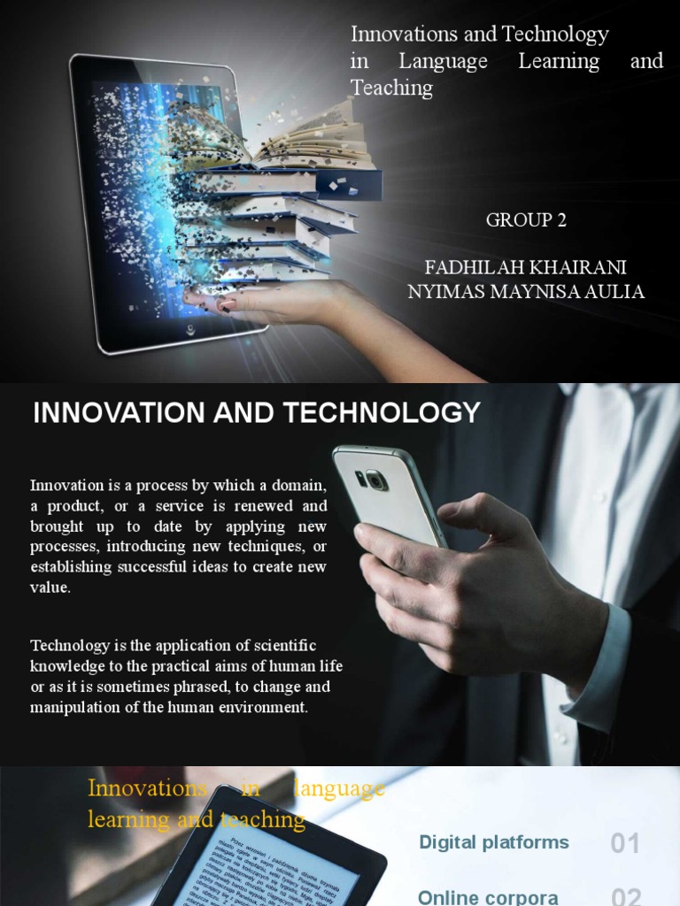 Innovation and Technology in Language Learning and Teaching Group 2 ...