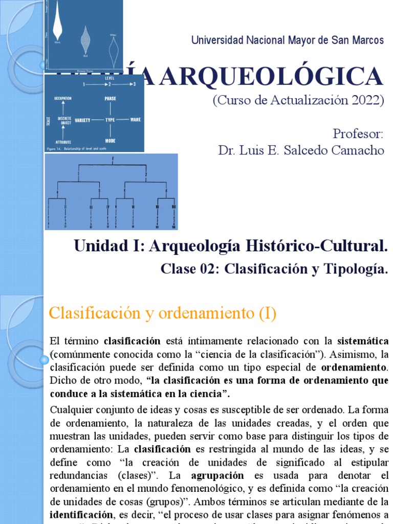 Clase 02 Clasificación y Tipología | PDF | Teoría | Taxonomía (biología)