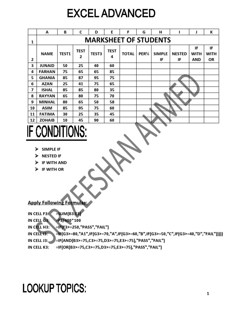 Project of Excel Advanced | PDF | Software Design | Data Model