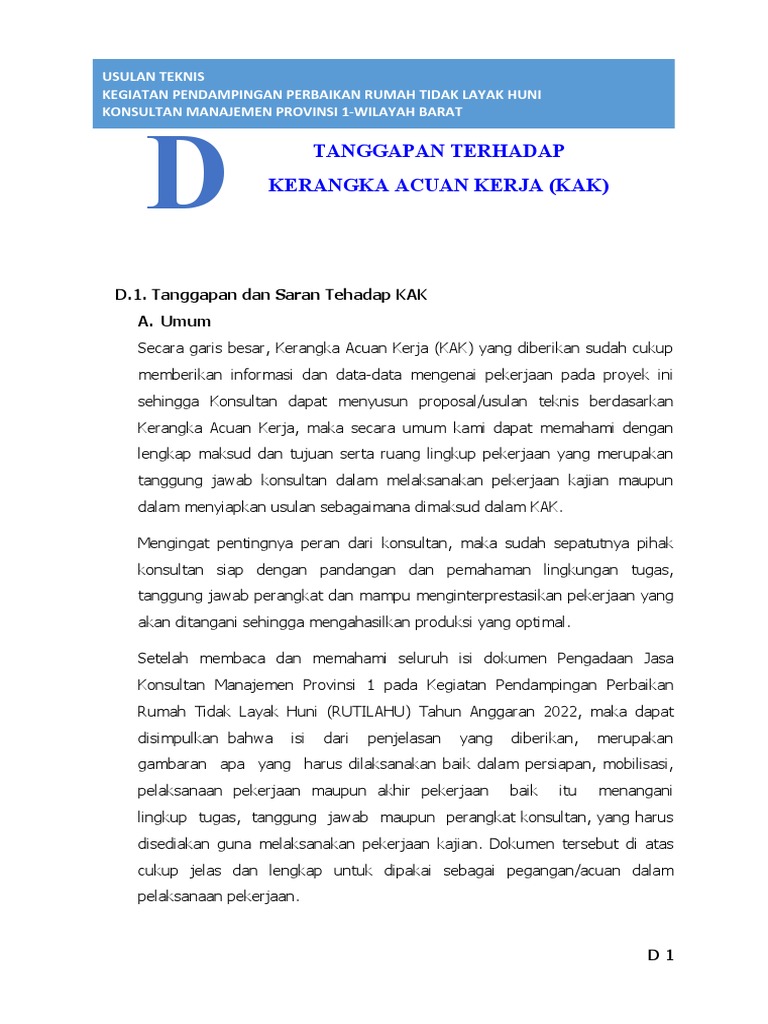 Bab Iv Tanggapan Kak | PDF | Pengelolaan Keuangan & Uang