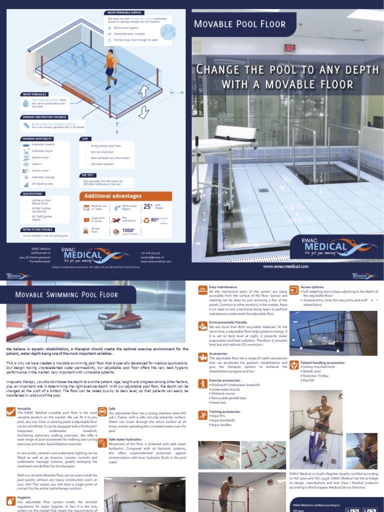03 Movable Swimming Pool Floor - 2022 | PDF | Water | Physical Therapy