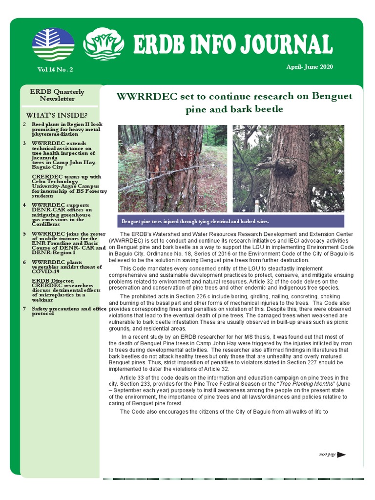 ERDB Info Journal | PDF | Greenhouse Gas | Greenhouse Effect