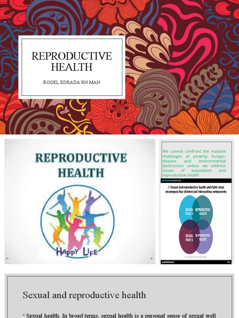 Reproductive Health Lecture Pdf Adolescence Puberty
