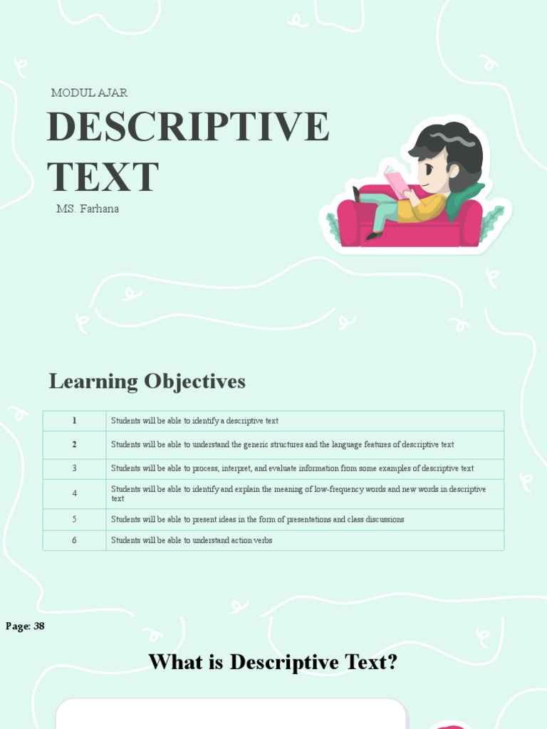 Descriptive Text | PDF | Pronoun | Adjective