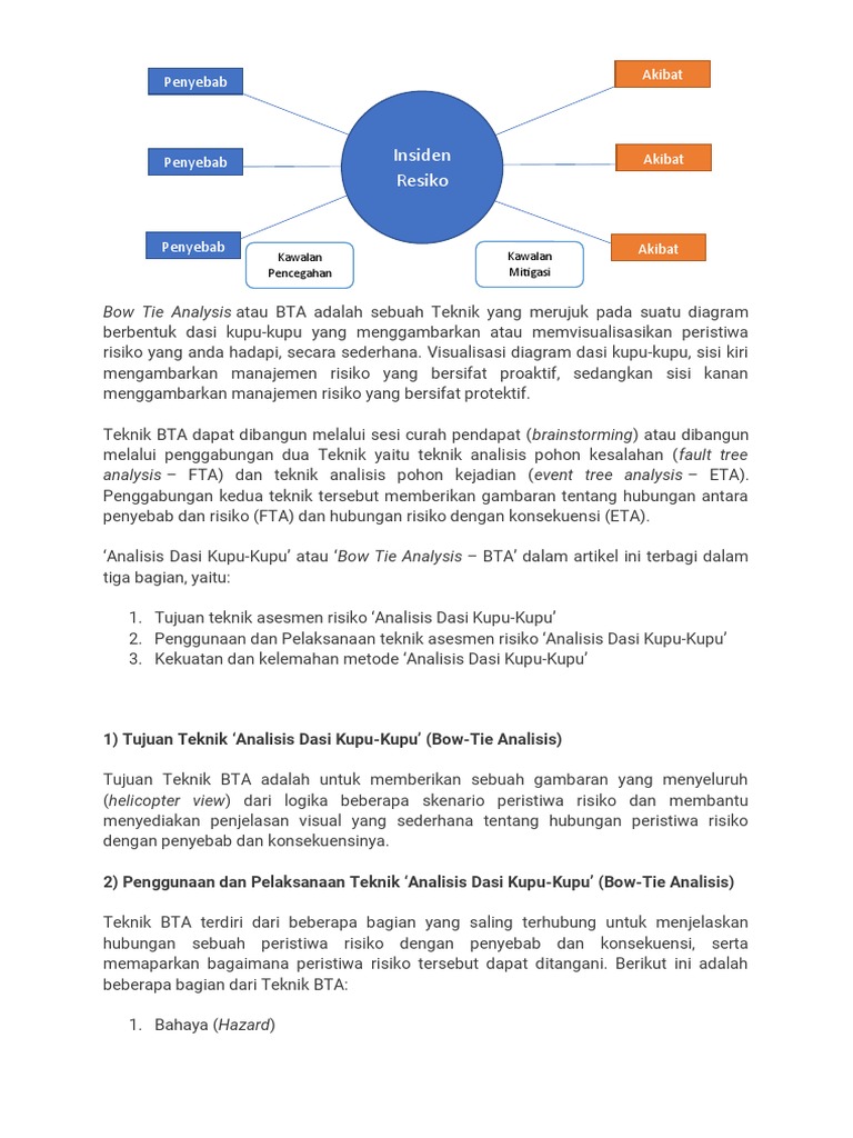 Analisis Bow Tie | PDF