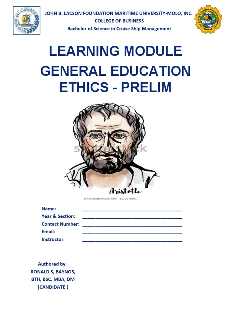 GE MODULE PRELIM Unit 1-4 | PDF | Morality | Rationality