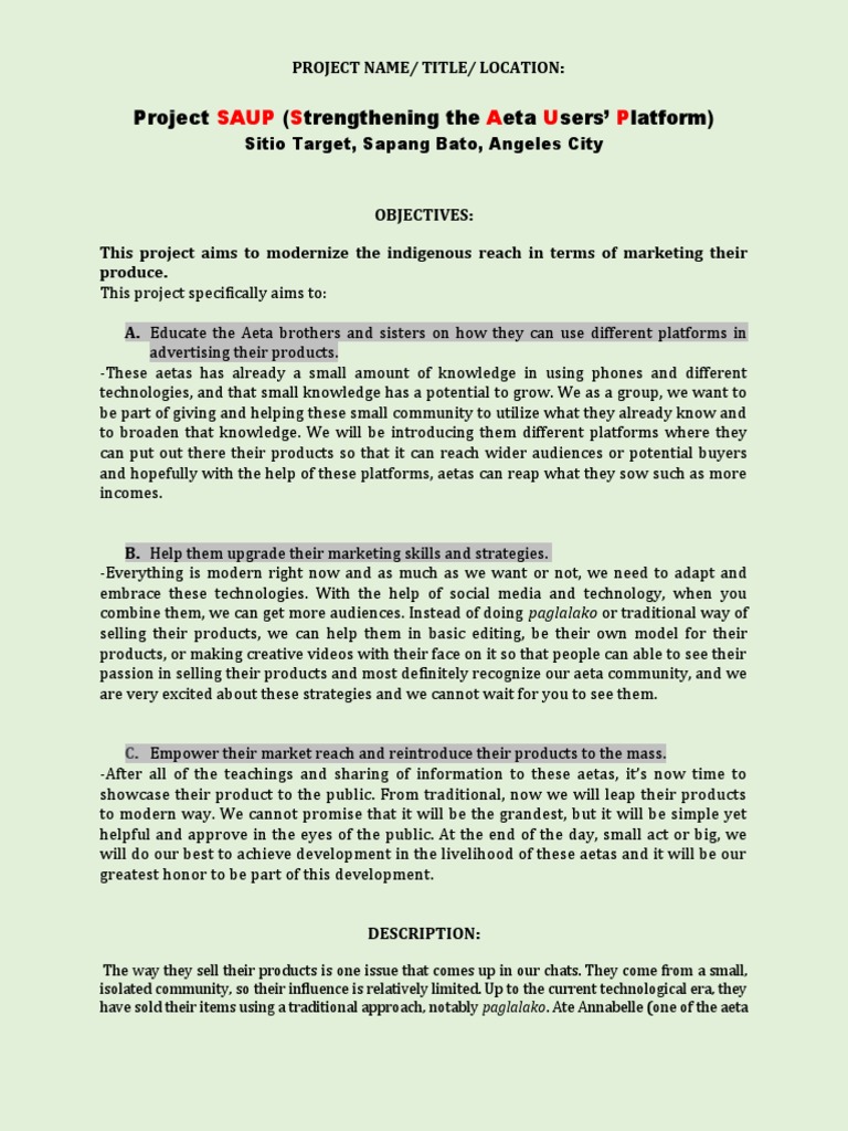 Project SAUP | PDF | Social Media | Popular Culture & Media Studies