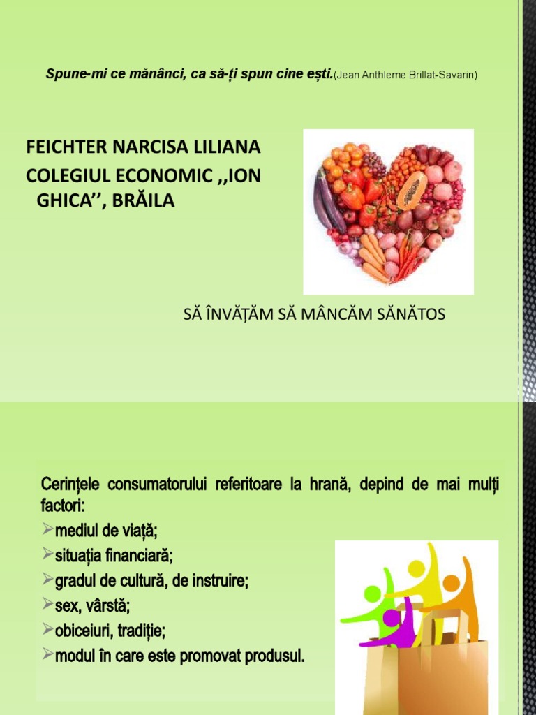 5 PPT Calitatea Alimentelor | PDF