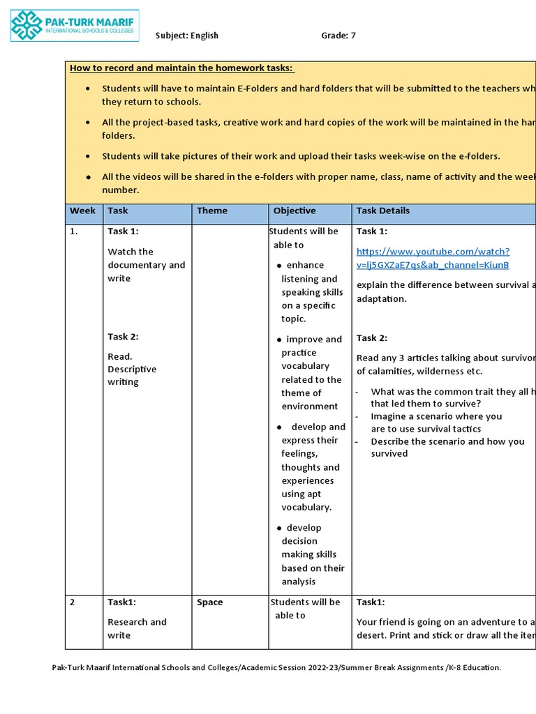 Grade 7 | PDF | Reading Comprehension | Cognition