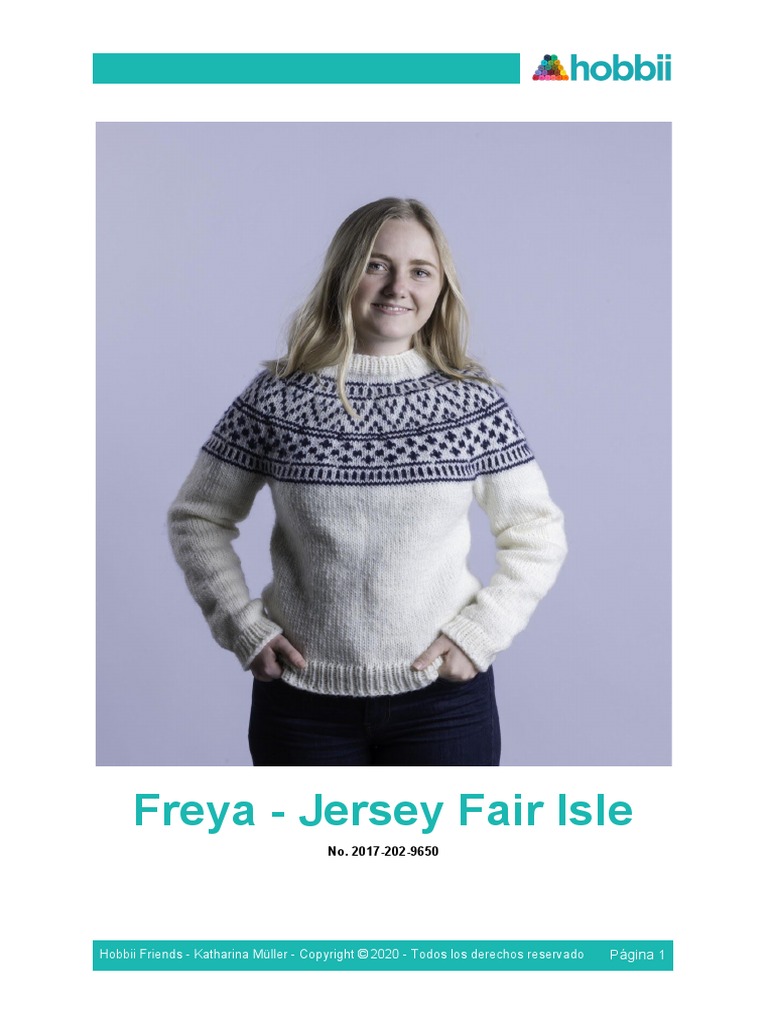 Freya Fair Isle Sweater Es | PDF