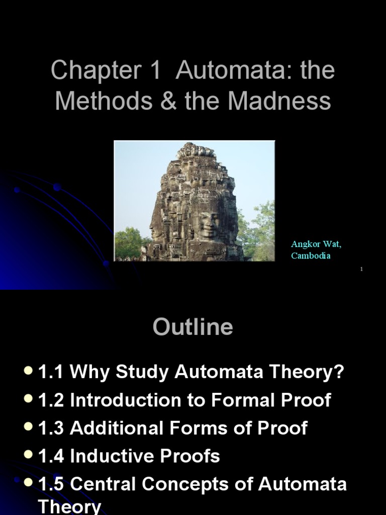 Chapter 1 Introd. To Automata | PDF | Mathematical Proof | Computational Complexity Theory