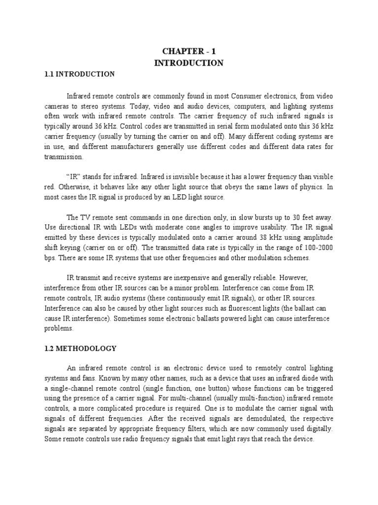 IR Remote Control for Lighting Systems | PDF | Amplifier | Transistor