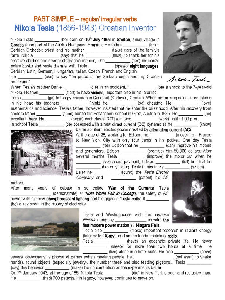 Nicola Tesla | PDF | Nikola Tesla | Electrical Engineering