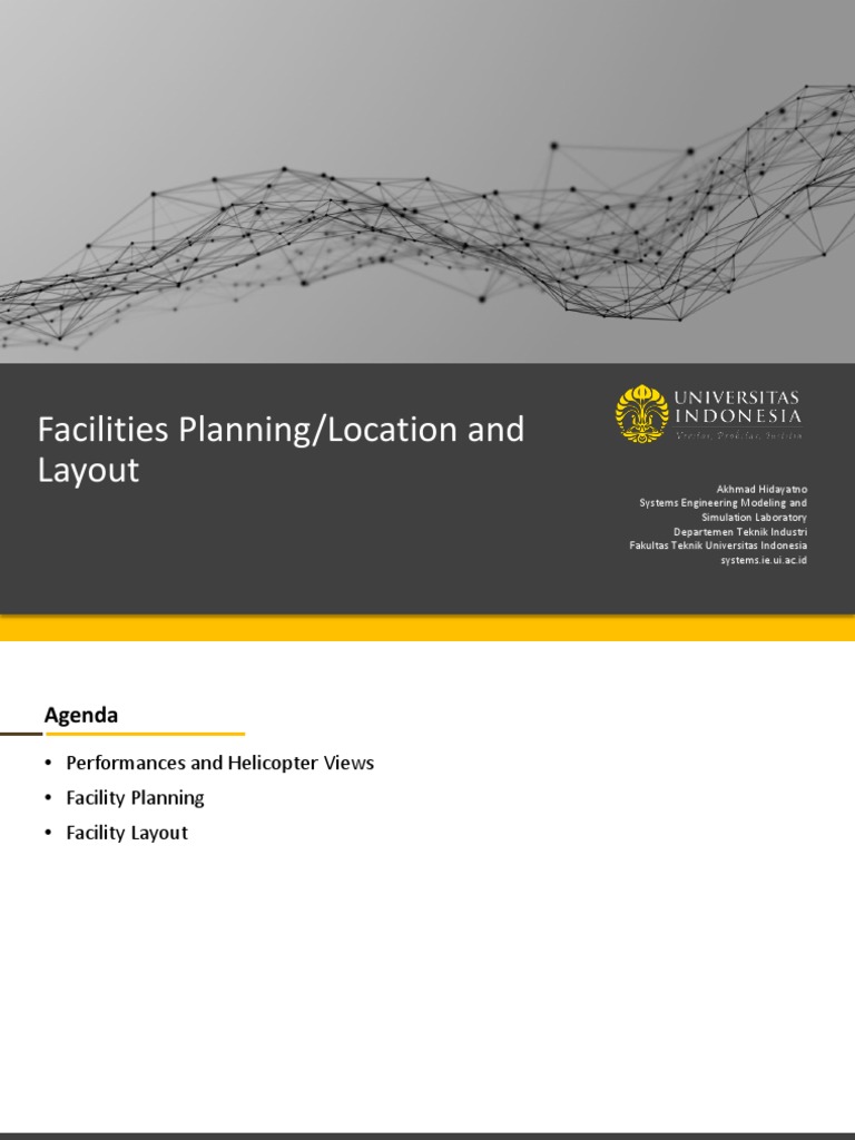 Facility Location Planning and Models | PDF | Labour Economics | Goal