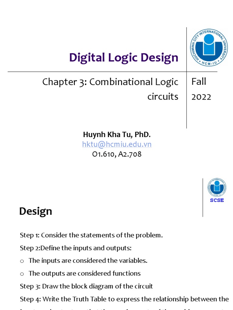 DLD - Chapter 3 - 1 | PDF | Logic Gate | Computer Science