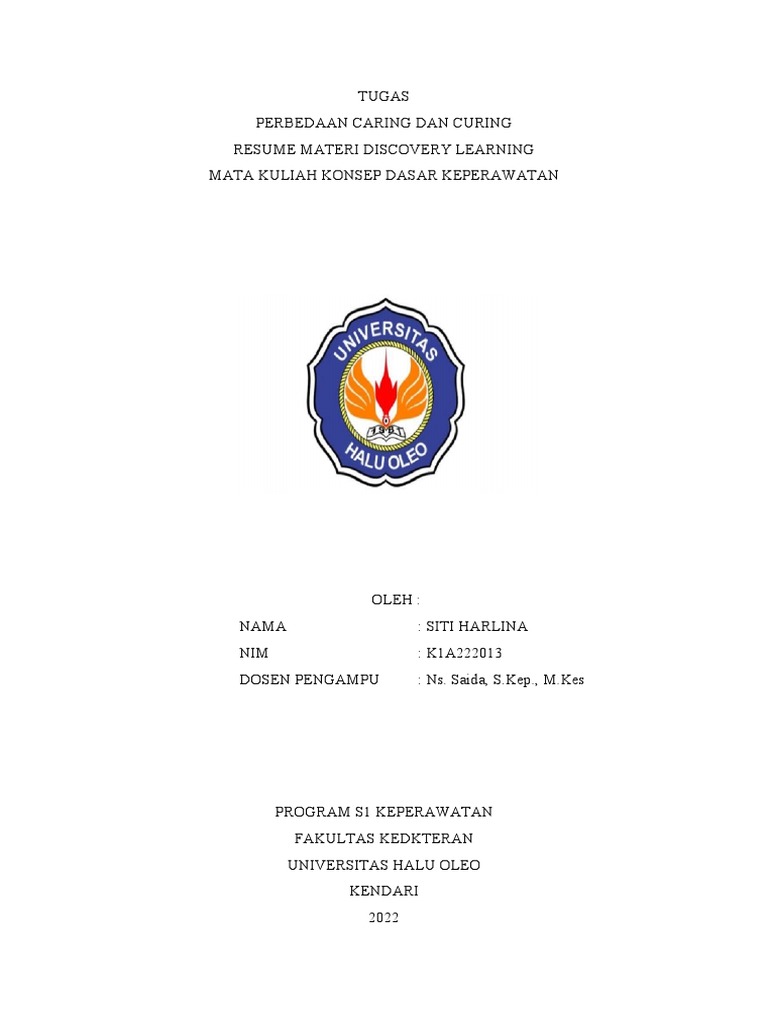 Tugas Perbedaan Caring Dan Curing | PDF