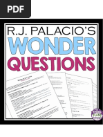 WONDER by R.J. Palacio Reading Group Questions | PDF