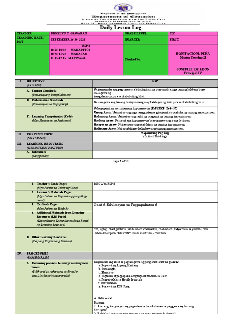 ESP6 - WEEK-4 - MAPANURING PAG-IISIP (AutoRecovered) | PDF