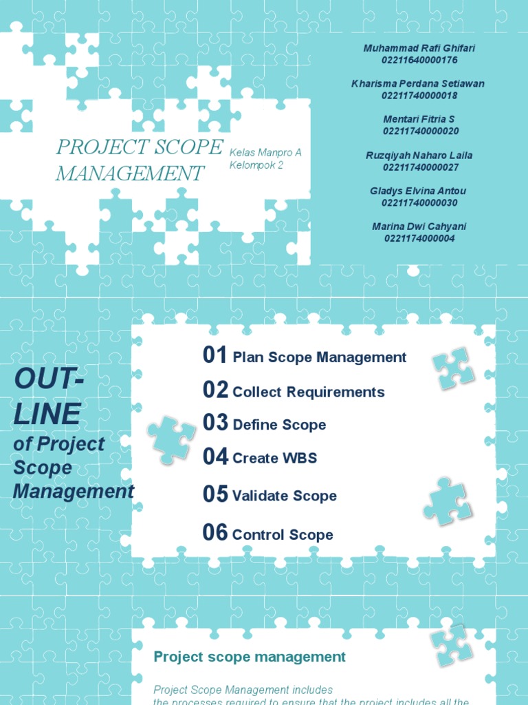 Kelompok 2 (Project Scope Management) | PDF