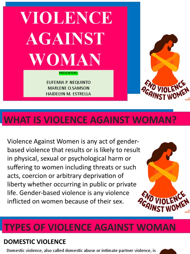 Violence Against Woman | PDF | Violence | Domestic Violence