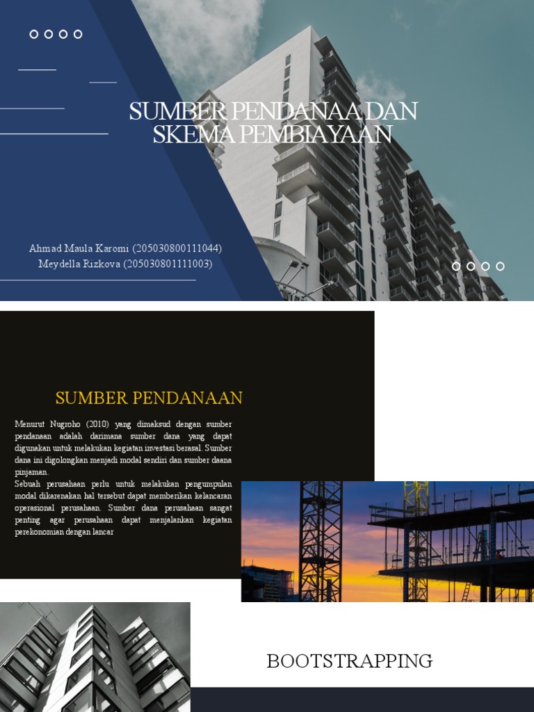 Sumber Pendanaan Dan Skema Pembiayaan | PDF