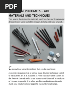 A List of Drawing Mediums and Their Characteristics | PDF | Pastel | Pencil