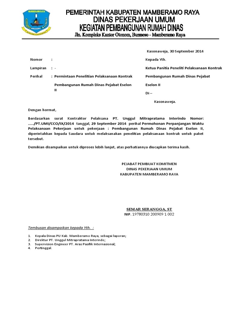 Surat PPK Kepada P3K | PDF