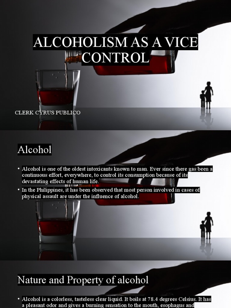 Understanding Alcoholism and Its Effects | PDF | Alcoholic Drinks ...
