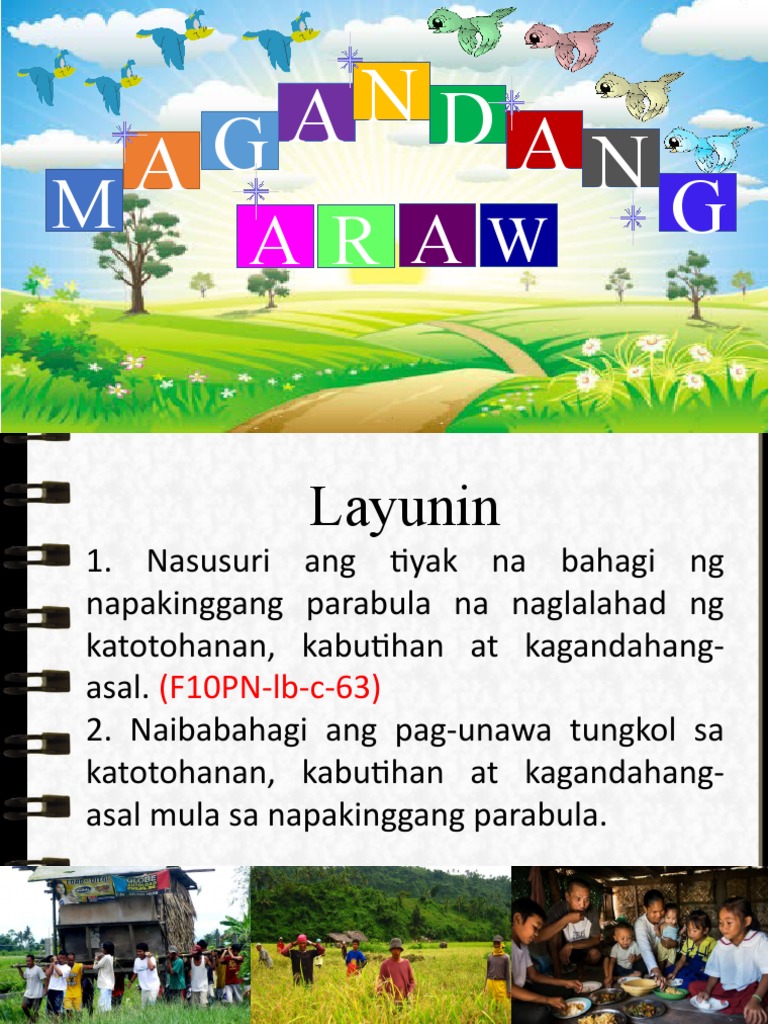 Q1 WK 3-Parabula NG Tusong Katiwala | PDF