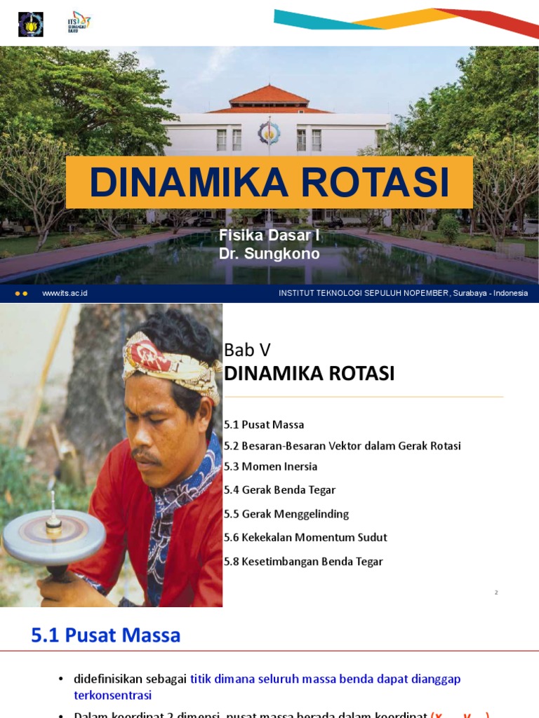 Bab 5 Dinamika Rotasi - 1 | PDF