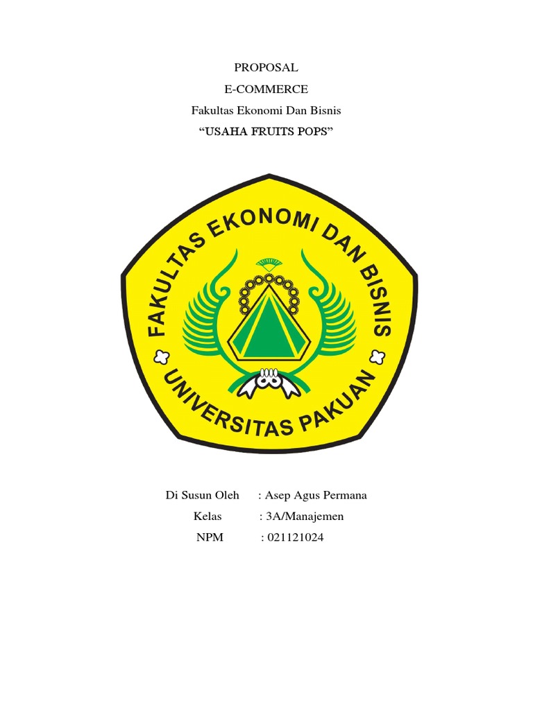 Asep Agus - Proposal Fruits Pops | PDF | Bisnis