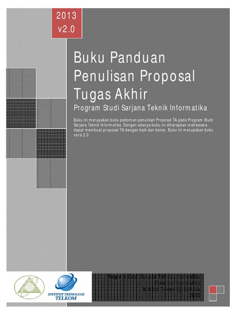 Buku Panduan Penulisan Proposal Tugas Akhir: Program Studi Sarjana Teknik Informatika | PDF