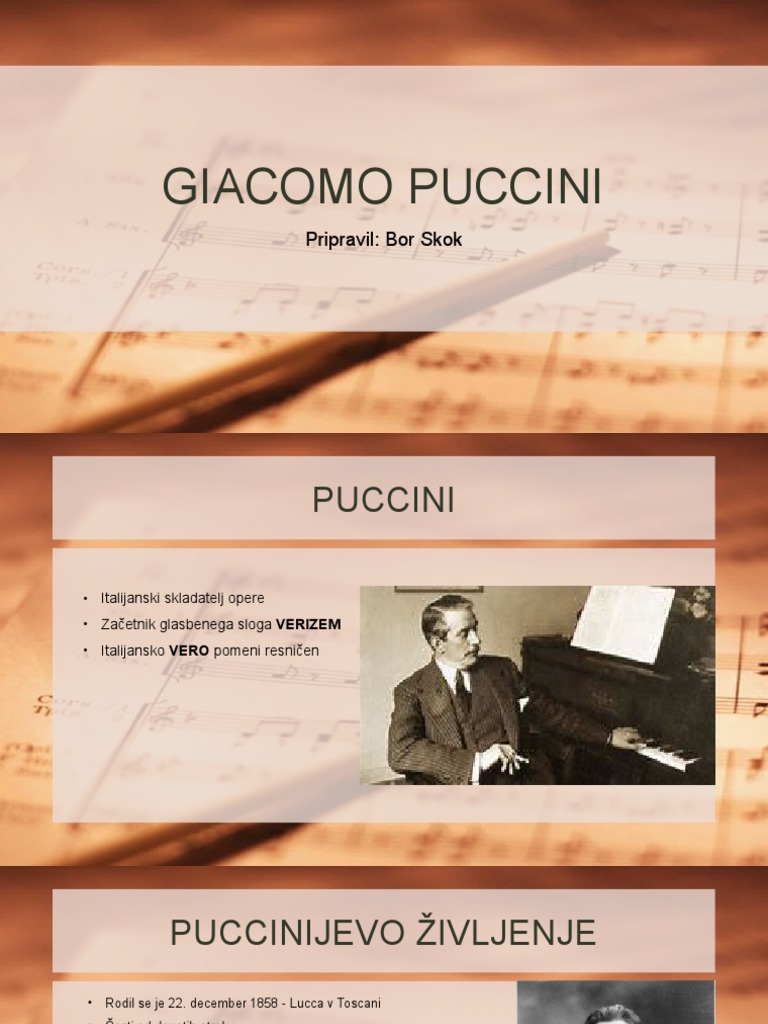 Giacomo Puccini | PDF