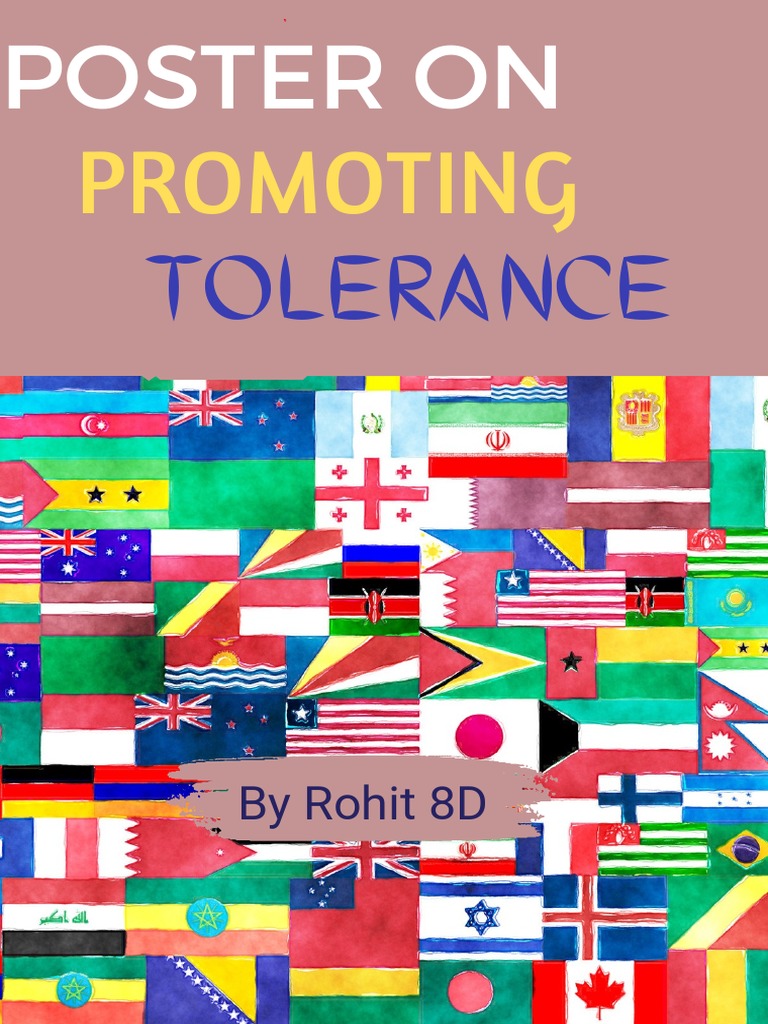 Poster On Promoting Tolerance | PDF | Science & Mathematics