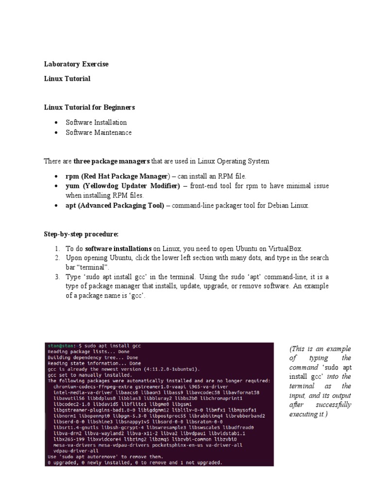 02 Task Performance 1 Pdf Operating System Technology Unix Software 