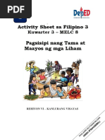 Q4. Filipino3 PPT Klaster | PDF