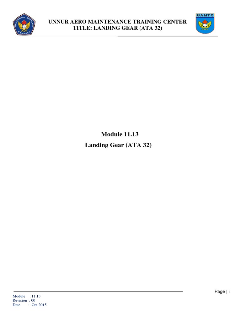 m11.13 Landing Gear (Ata 32) | PDF | Landing Gear | Tire