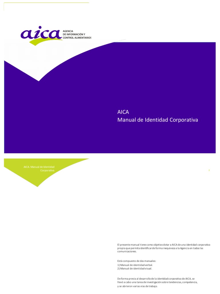 AICA - Manual de Identidad Verbal | PDF | Marca | Gestión de la marca
