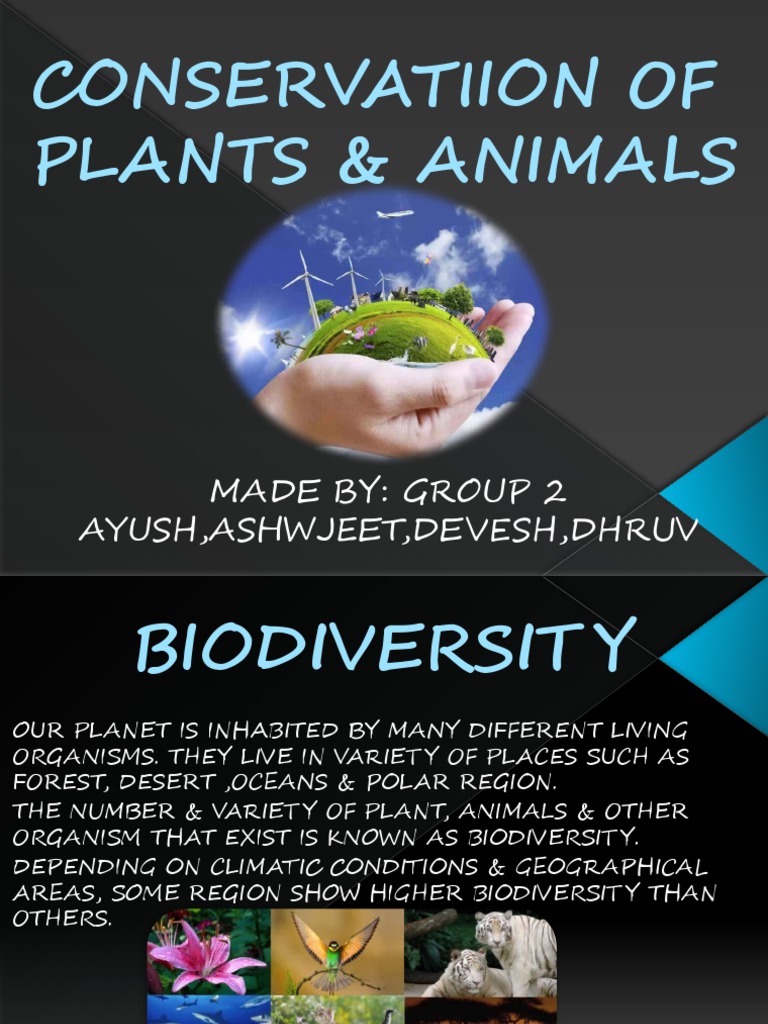 CONSERVATION of Plants and Animals | PDF | Biodiversity | Habitat