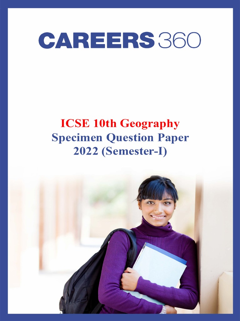 ICSE 10th Geography Question Paper | PDF | Irrigation | Soil