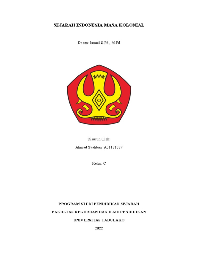 Sejarah Indonesia Masa Kolonial | PDF