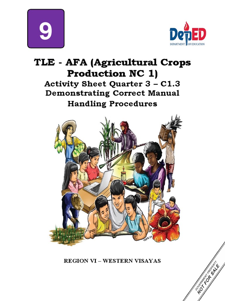 AFA AgriCropProd NCI 9 Q3 LAS3 FINAL | PDF | Forklift | Learning