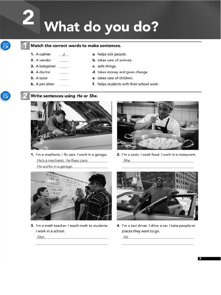 INTERCHANGE 1 - Workbook - Unit 2 | PDF