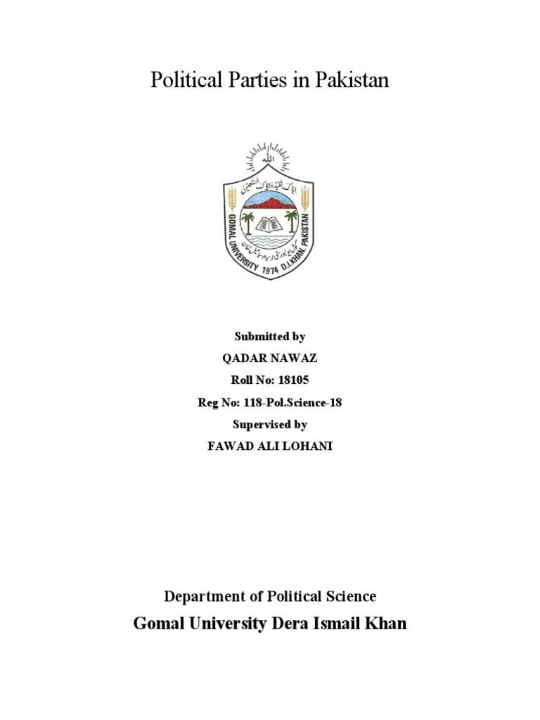 Overview of Political Parties in Pakistan | PDF | Political Science