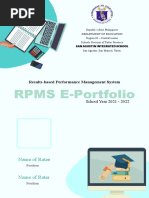 RPMS With ANNOTATIONS KRA 1 5 | PDF | Teachers | Learning