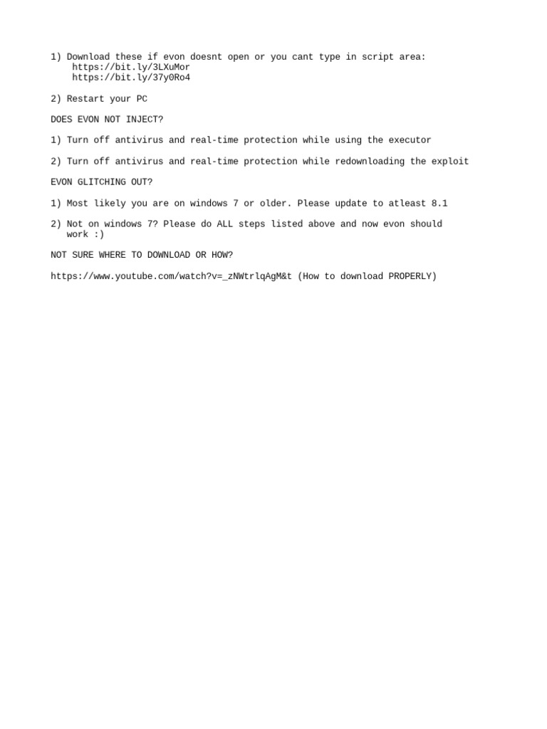 How To FIX EVON | PDF