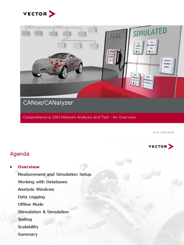 13 Vector Comprehensive CAN Network Analysis and Test | PDF ...